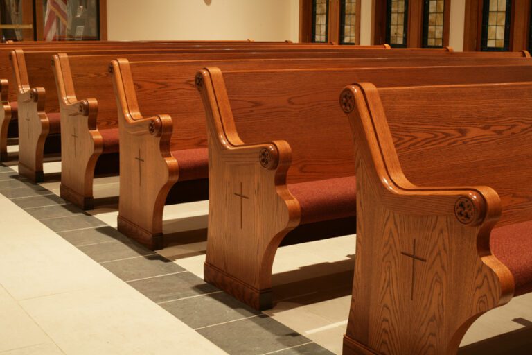 Buy Solid Oak Church Pews in Australia | Church Furniture