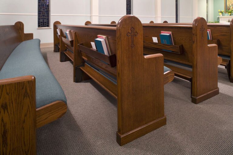 Buy Solid Oak Church Pews in Australia | Church Furniture